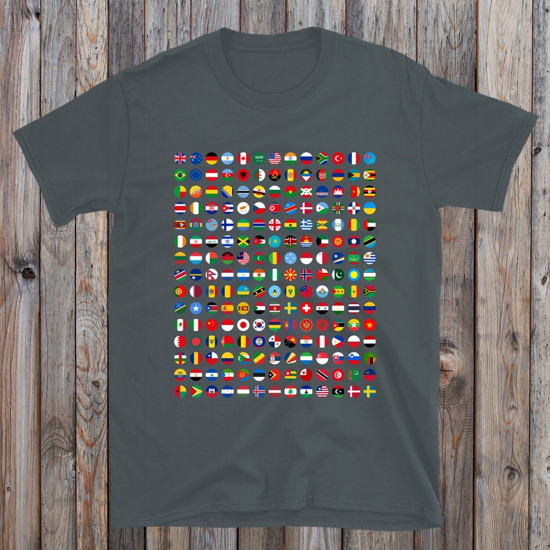 Flags of the Countries of the World International Geography - Etsy