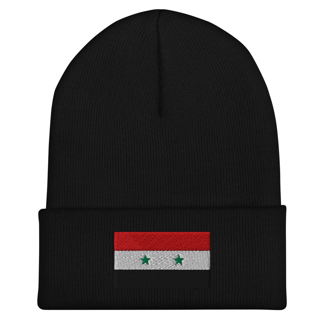 Syria Flag Beanie - Embroidered Winter Hat - Etsy