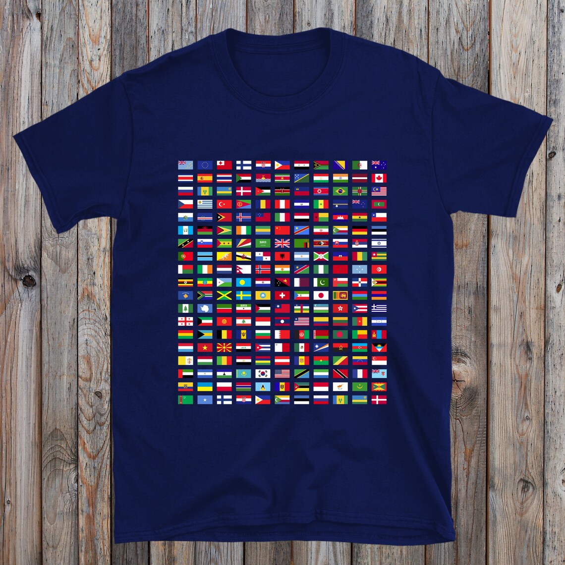 Flags of the Countries of the World International Geography T-shirt - Etsy