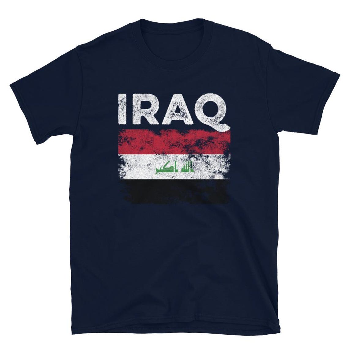 Iraq Flag Distressed - Iraqi Flag T-shirt - Etsy