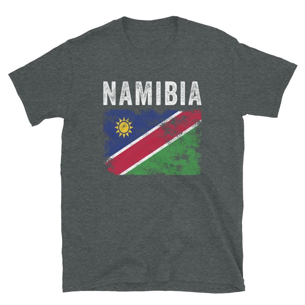 Namibia Flag Distressed - Namibian Flag T-shirt - Etsy