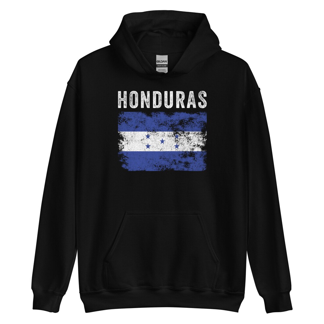 Honduras Flag Distressed Honduran Flag Hoodie - Etsy