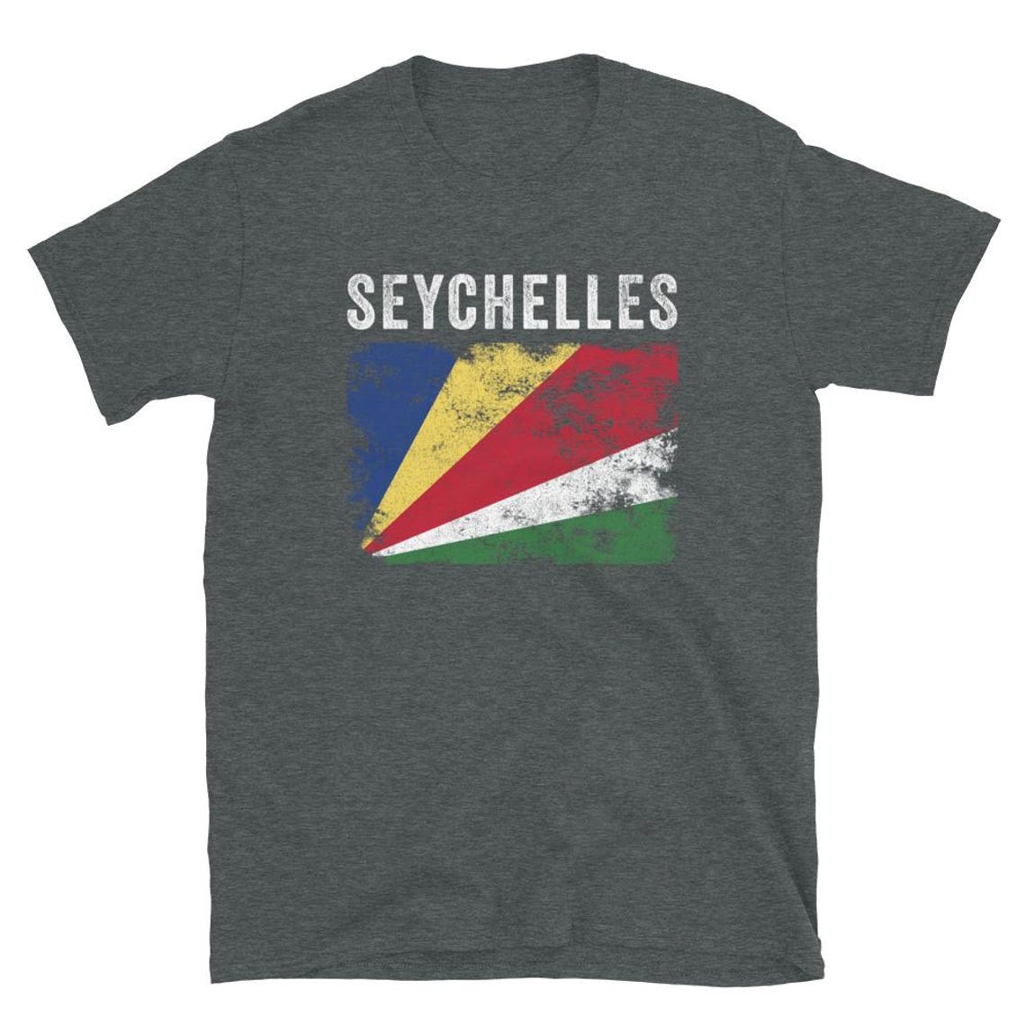 Seychelles Flag Vintage Seychellois Flag T-shirt - Etsy