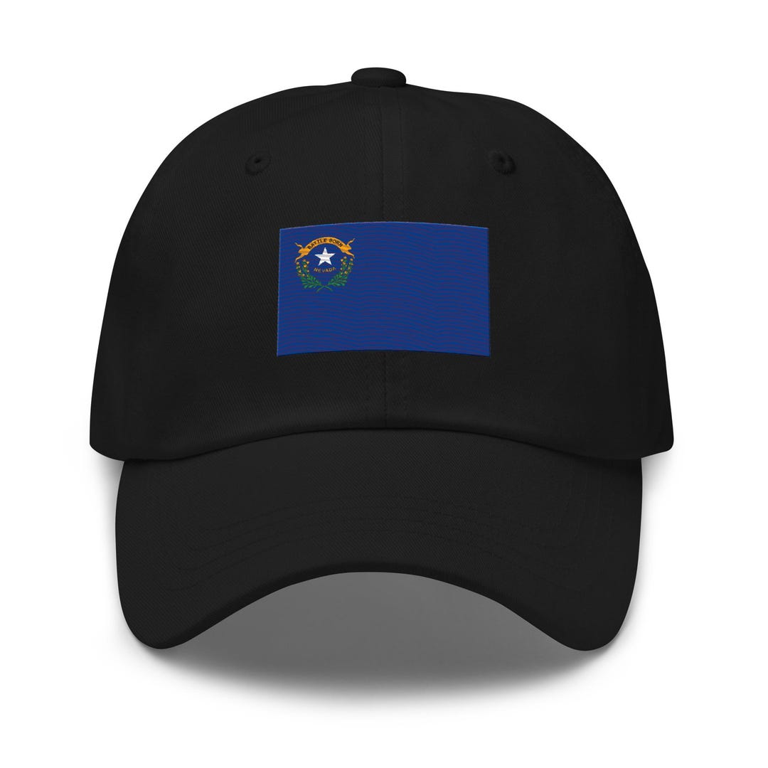 Nevada State Flag Cap - Adjustable Embroidered Dad Hat - Etsy