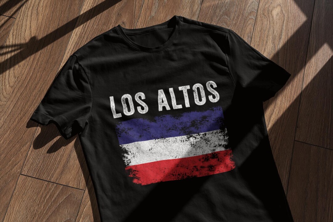 Los Altos Flag Distressed Los Altos Flag T-shirt - Etsy