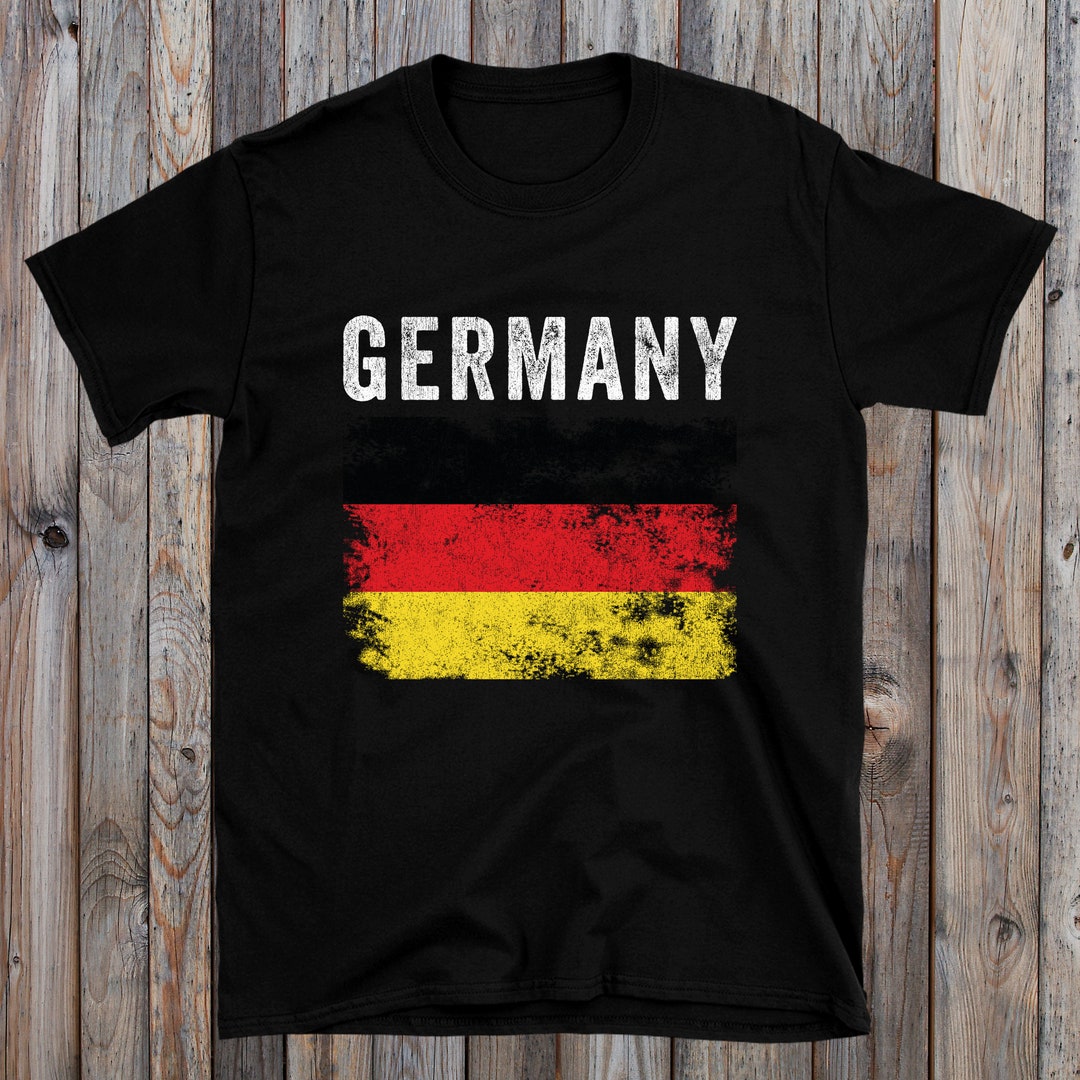 Germany Flag Distressed German Flag T-shirt - Etsy