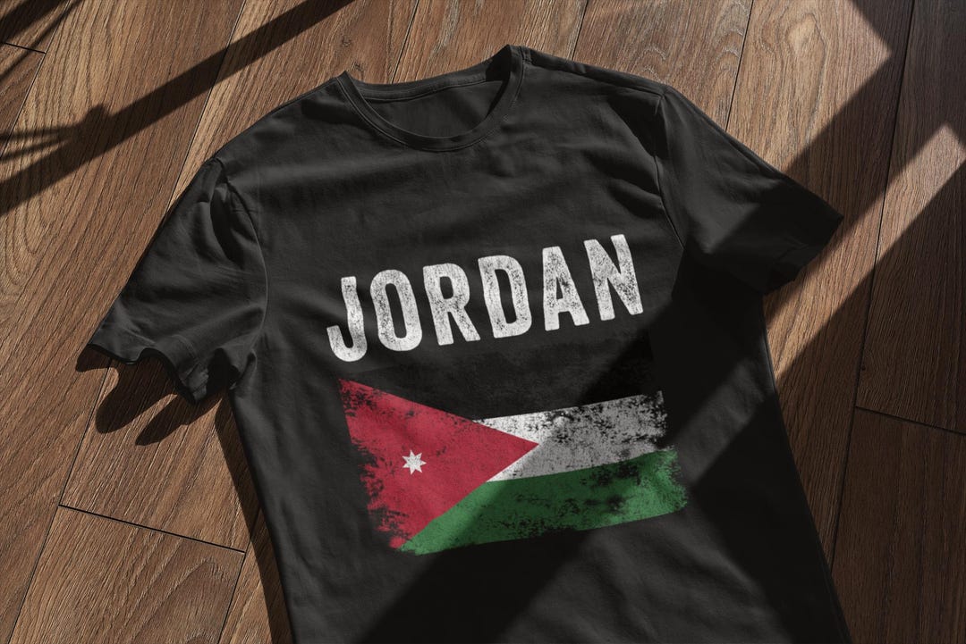 Jordan Flag Distressed - Jordanian Flag T-shirt - Etsy