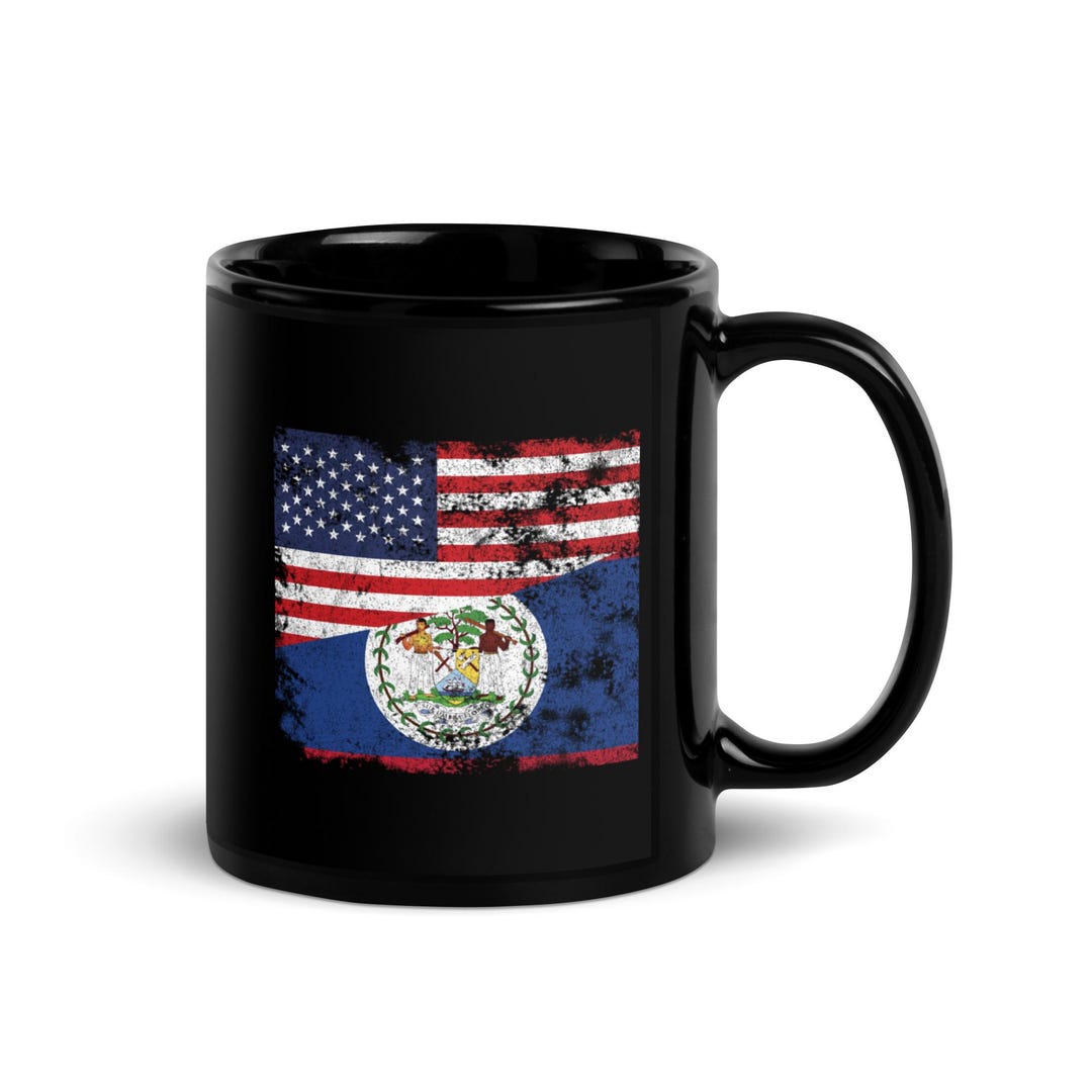 Belize USA Flag Mug - Etsy