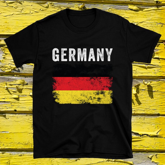 Germany Flag Distressed German Flag T-shirt - Etsy