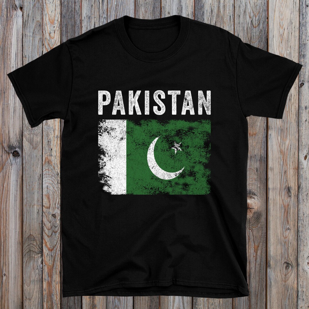 Pakistan Flag Distressed Pakistani Flag T-shirt - Etsy