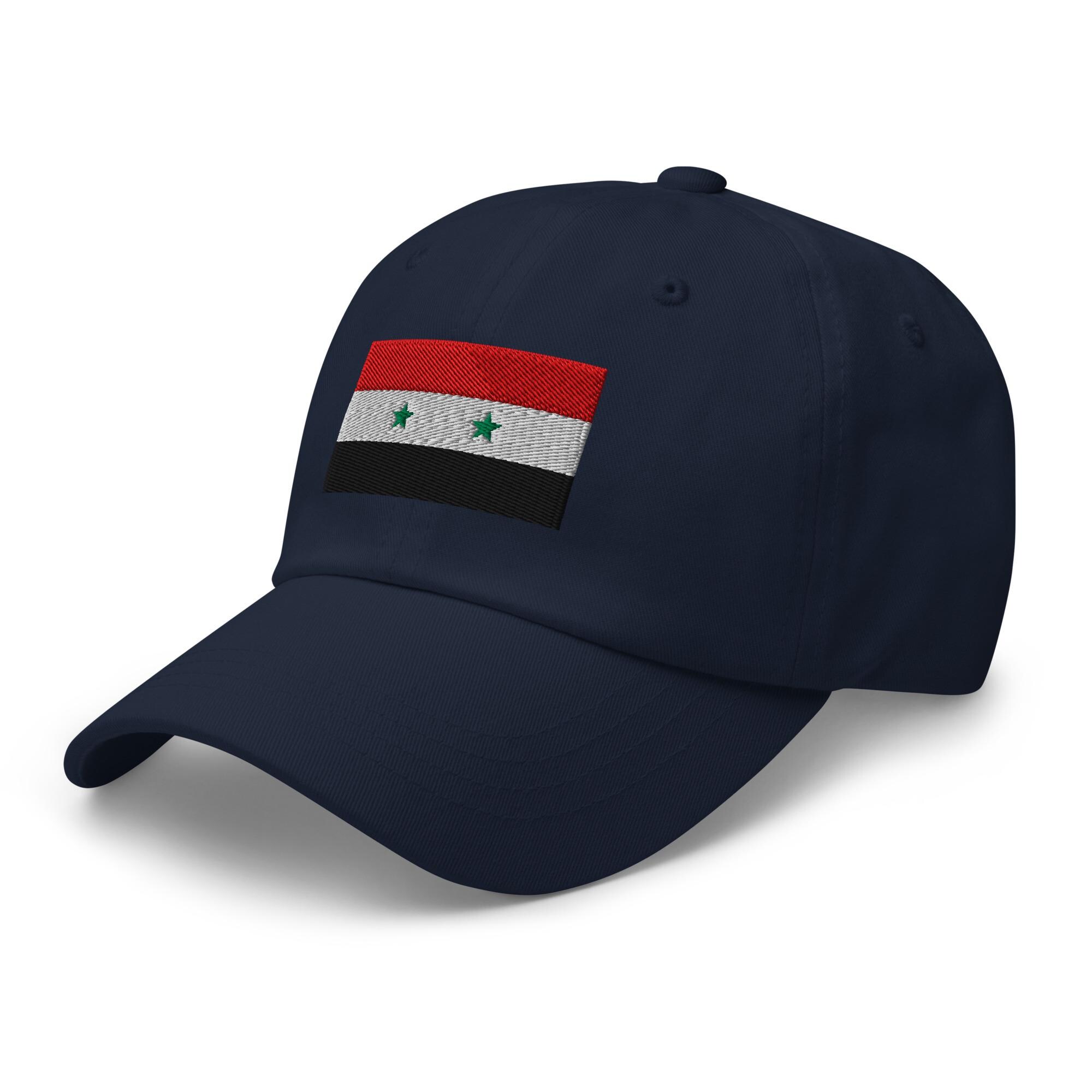 Syria Flag Cap - Adjustable Embroidered Dad Hat - Etsy