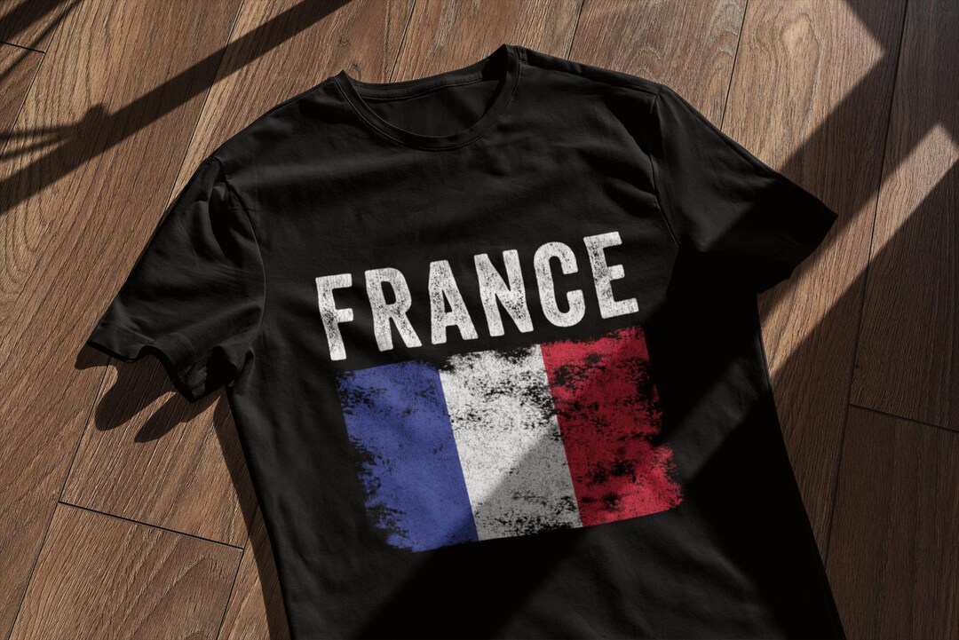 France Flag Distressed - French Flag T-shirt - Etsy