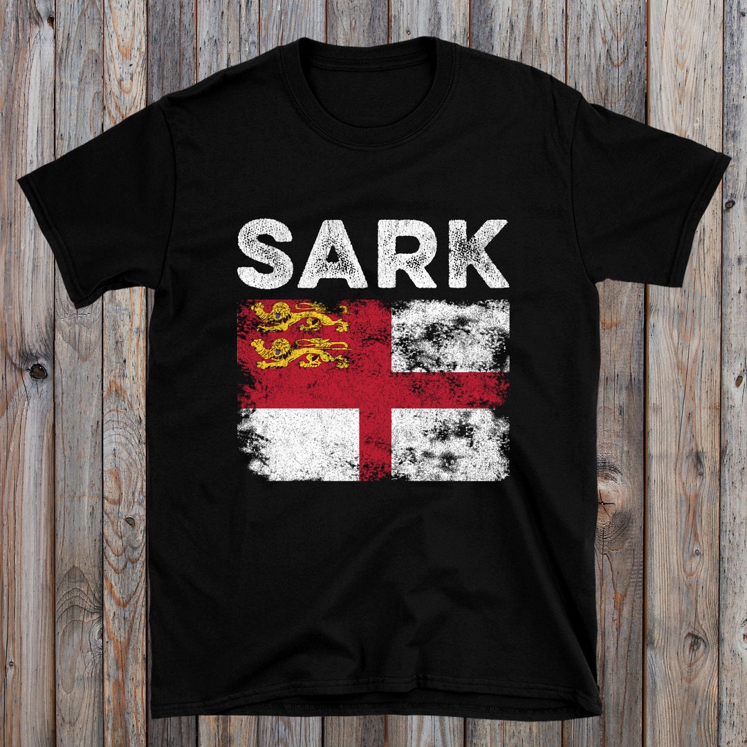 Sark Flag Distressed Sark Flag T-shirt - Etsy