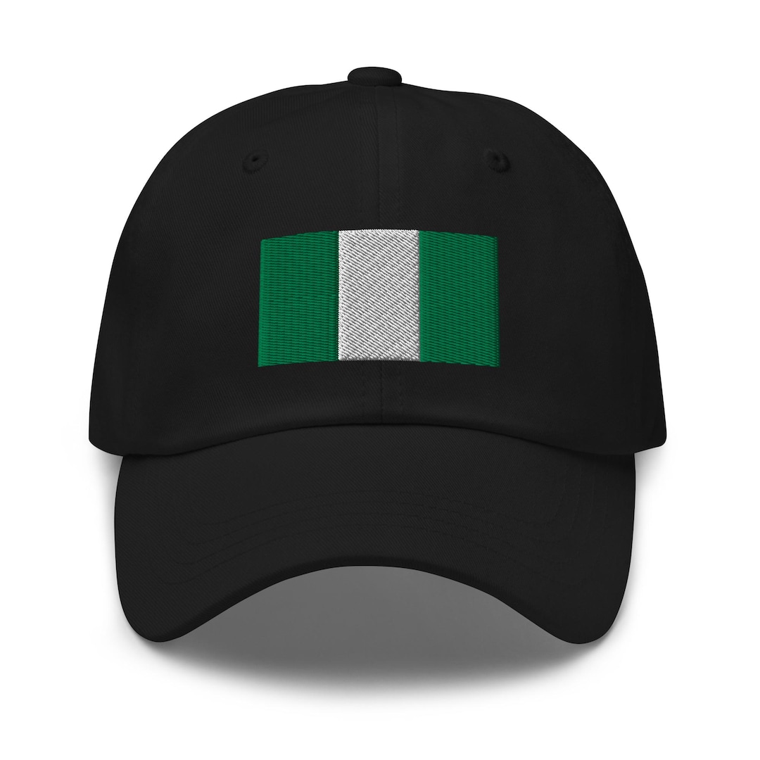 Nigeria Flag Cap - Adjustable Embroidered Dad Hat - Etsy