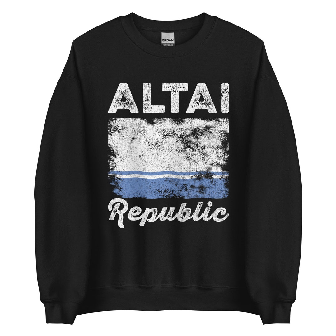 Altai Flag Distressed Altaian Flag Sweatshirt - Etsy