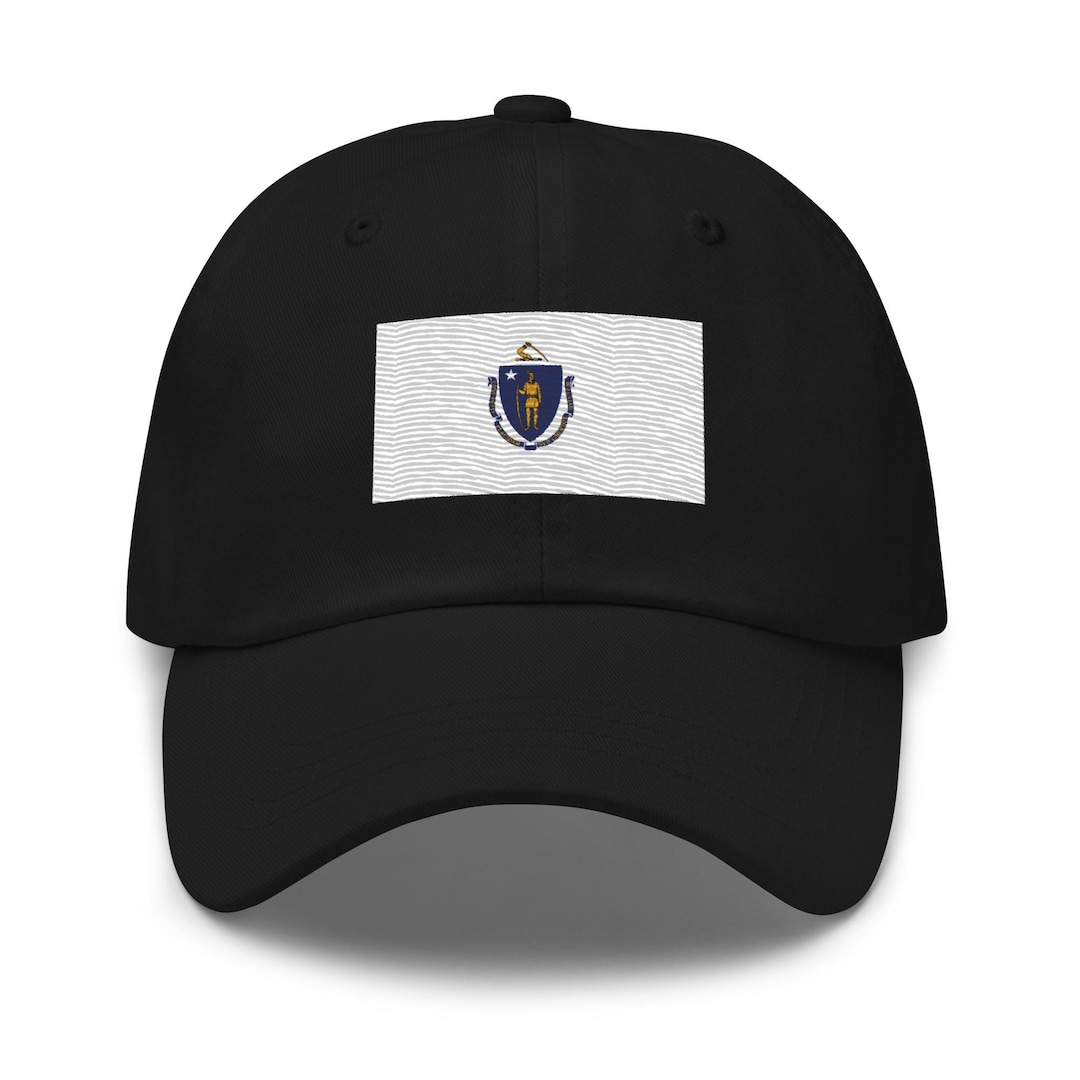 Massachusetts State Flag Cap - Adjustable Embroidered Dad Hat - Etsy