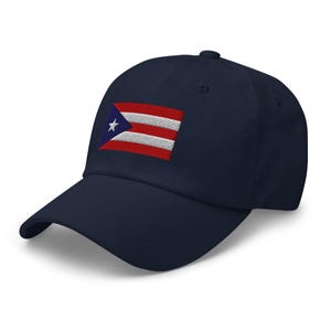 Puerto Rico Flag Cap - Adjustable Embroidered Dad Hat - Etsy