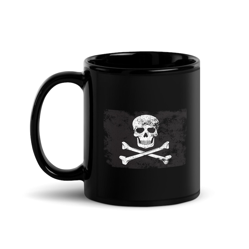 Jolly Roger Pirate Flag Mug - Etsy