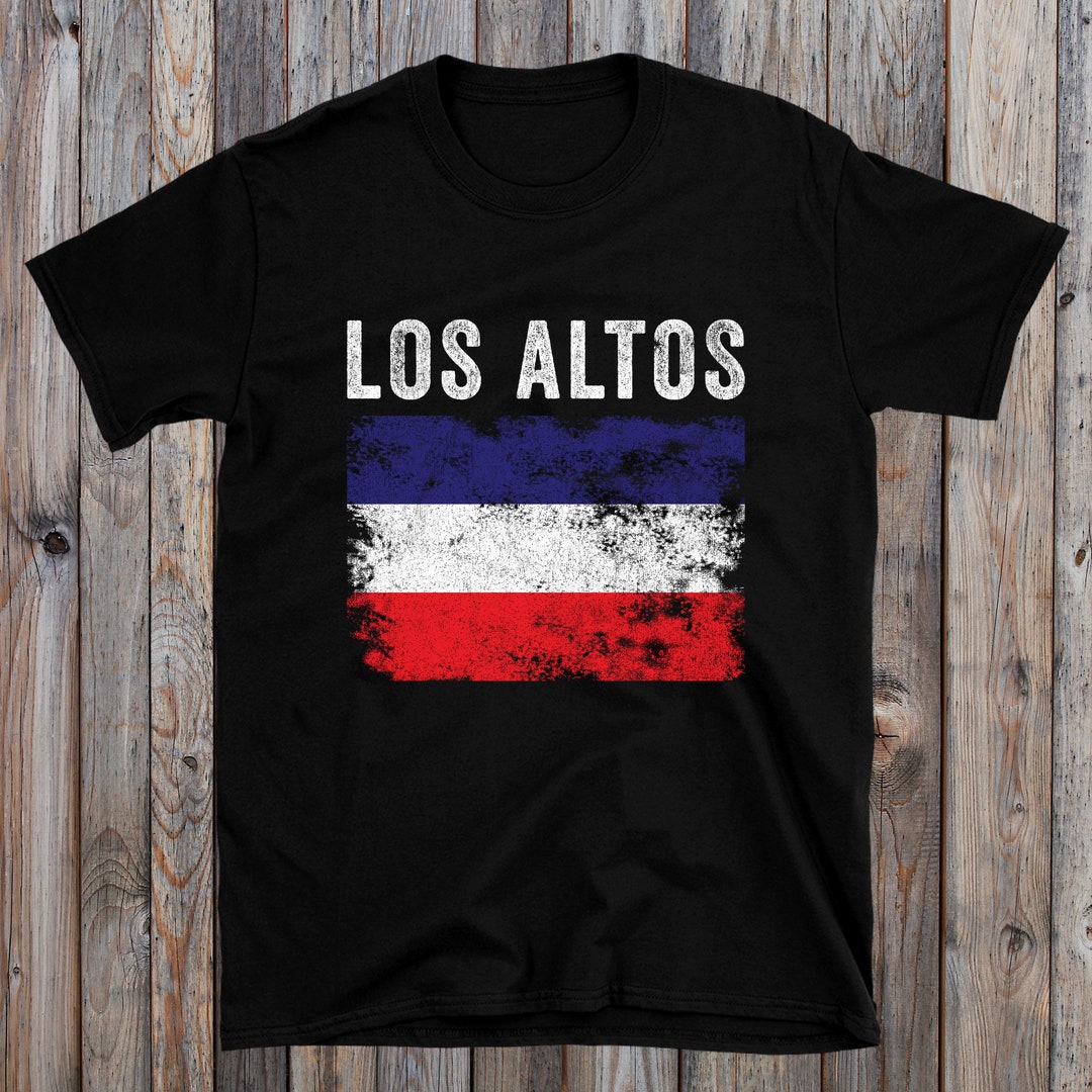 Los Altos Flag Distressed Los Altos Flag T-shirt - Etsy