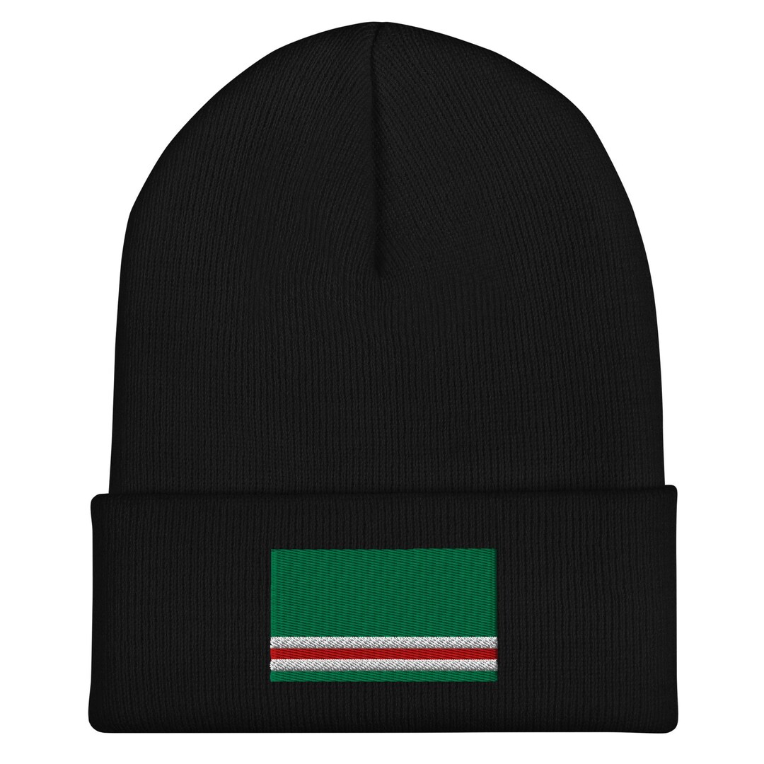 Chechen Republic of Ichkeria Flag Beanie - Embroidered Winter Hat - Etsy