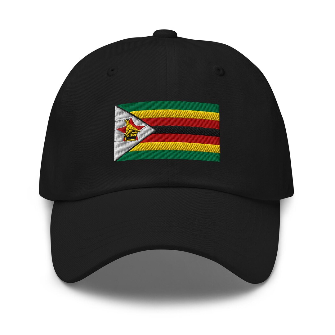 Zimbabwe Flag Cap - Adjustable Embroidered Dad Hat - Etsy