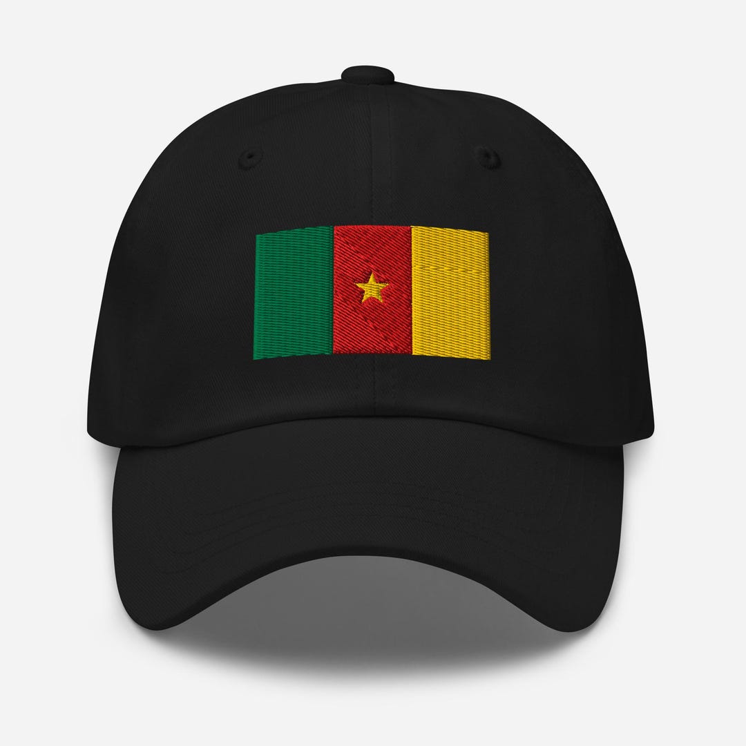 Cameroon Flag Cap - Adjustable Embroidered Dad Hat - Etsy
