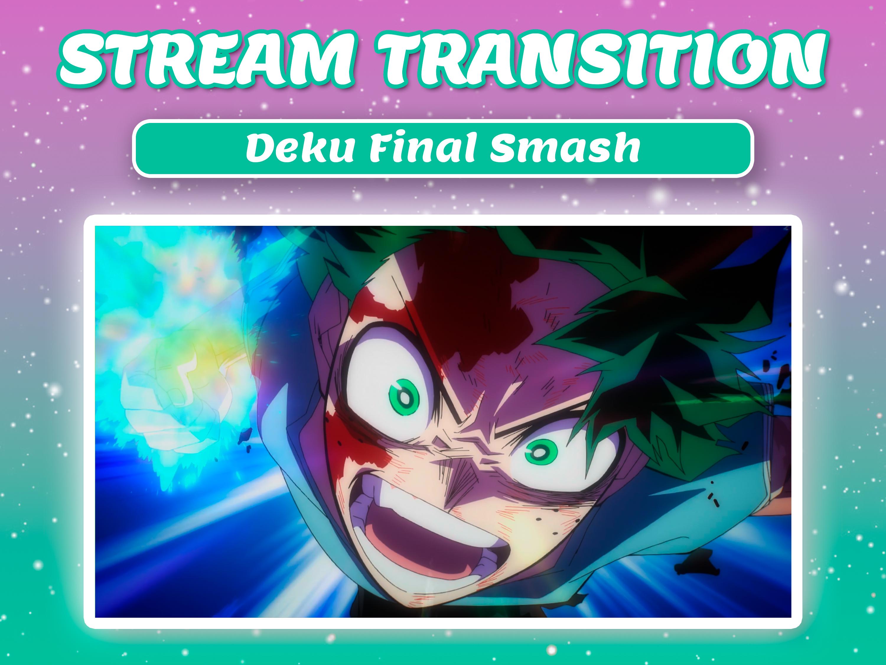 Anime Transition Final Smash Overlay *WITH SOUND* - Stinger Overlay for ...
