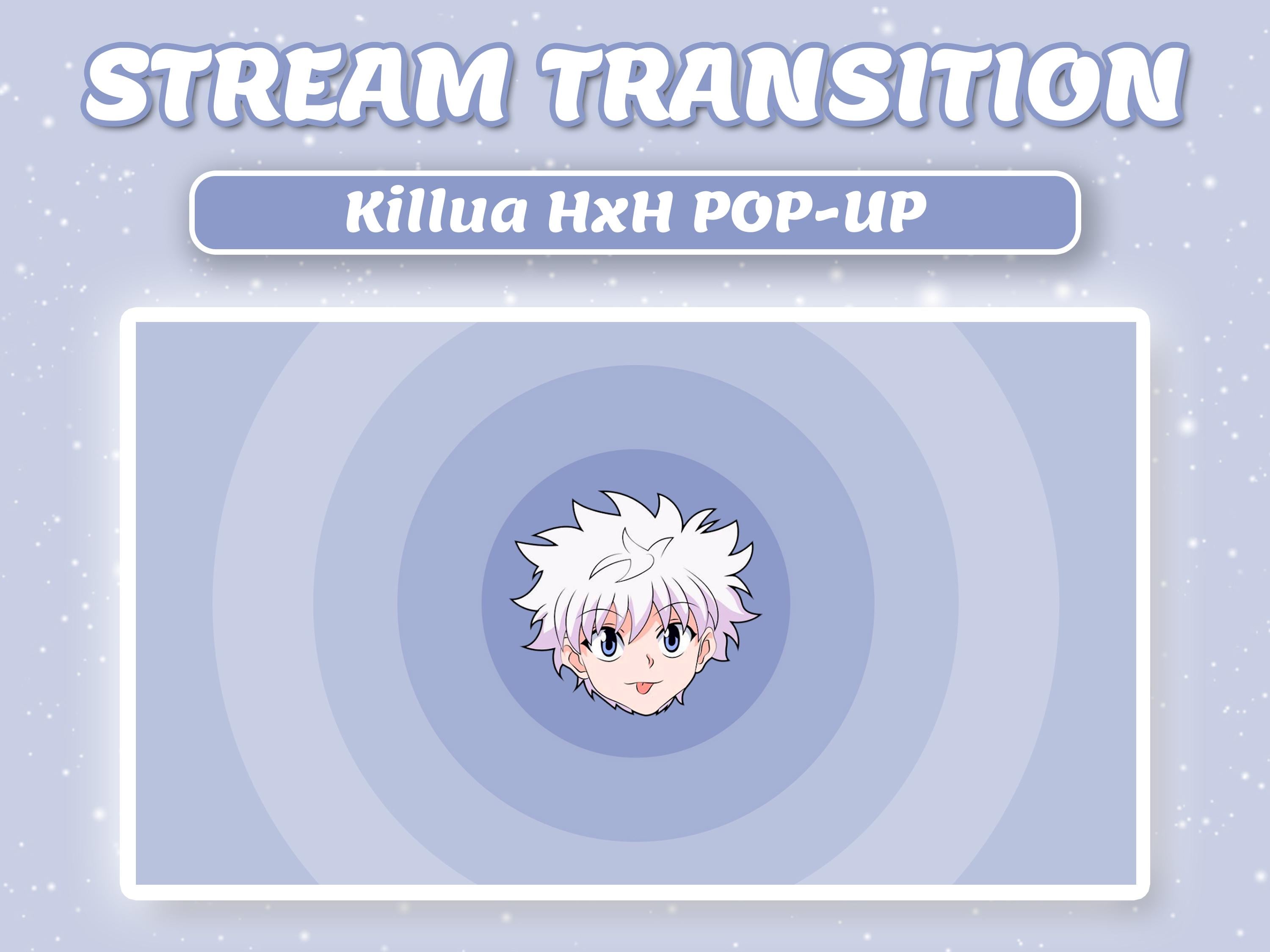 Anime Transition Hunter X Hunter Killua - Stinger Overlay for Twitch ...