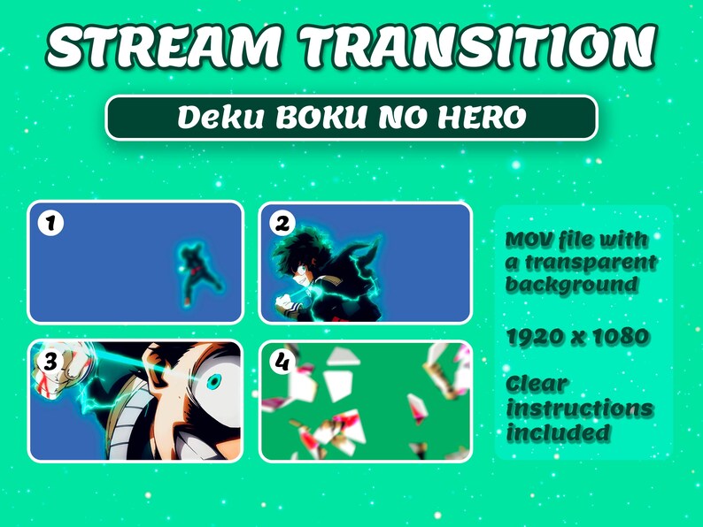 Anime Transition My Hero Academia - Boku No Hero - Izuku Midoriya Deku ...