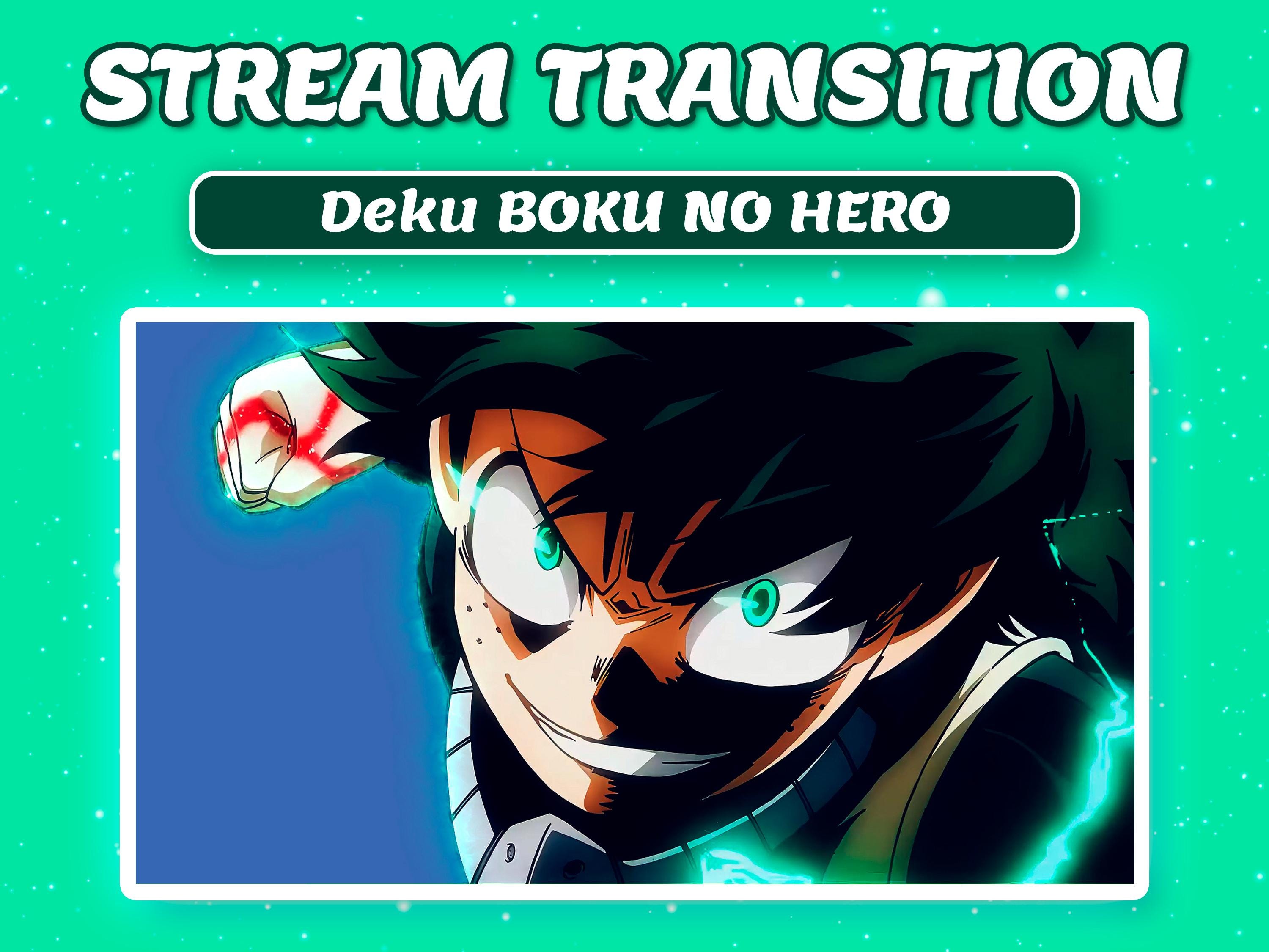 Anime Transition My Hero Academia - Boku No Hero - Izuku Midoriya Deku ...