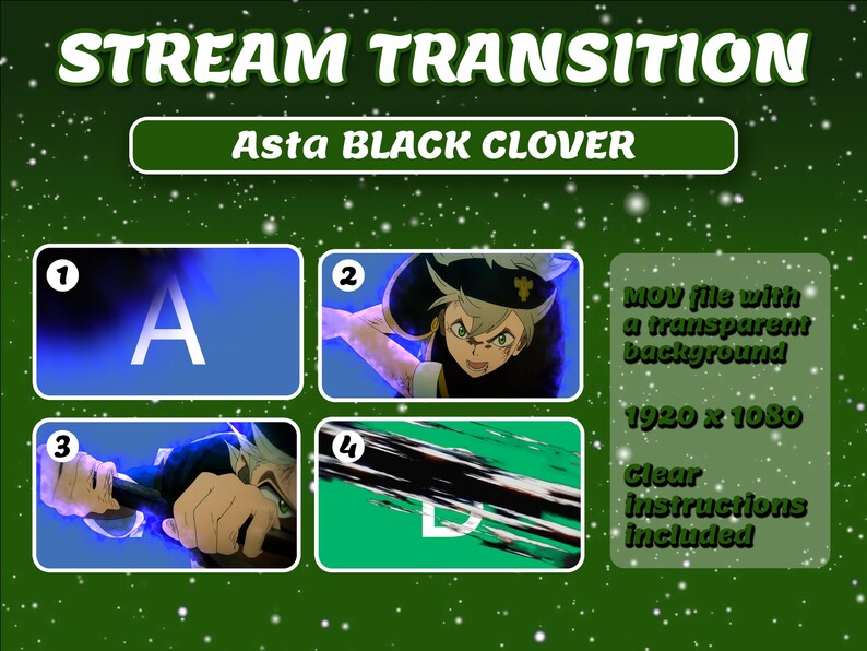 Anime Transition Black Sword *WITH SOUND* - Stinger Overlay for Twitch ...