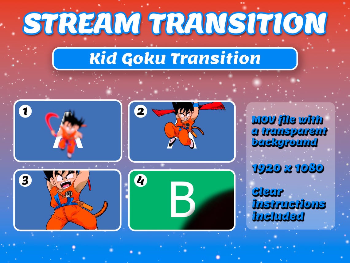 Anime Transition Kid Monkey Overlay *WITH SOUND* - Stinger Overlay for ...