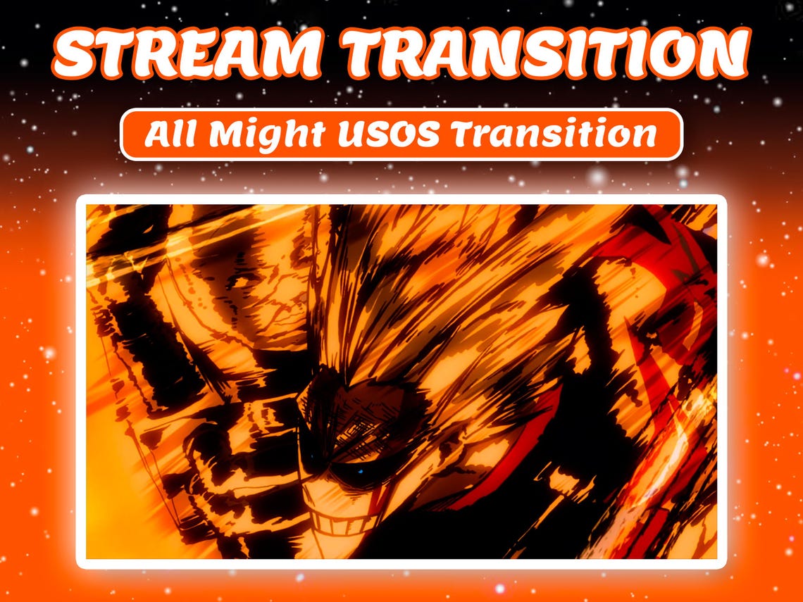 Anime Transition Hero *WITH SOUND* - Stinger Overlay for Twitch ...