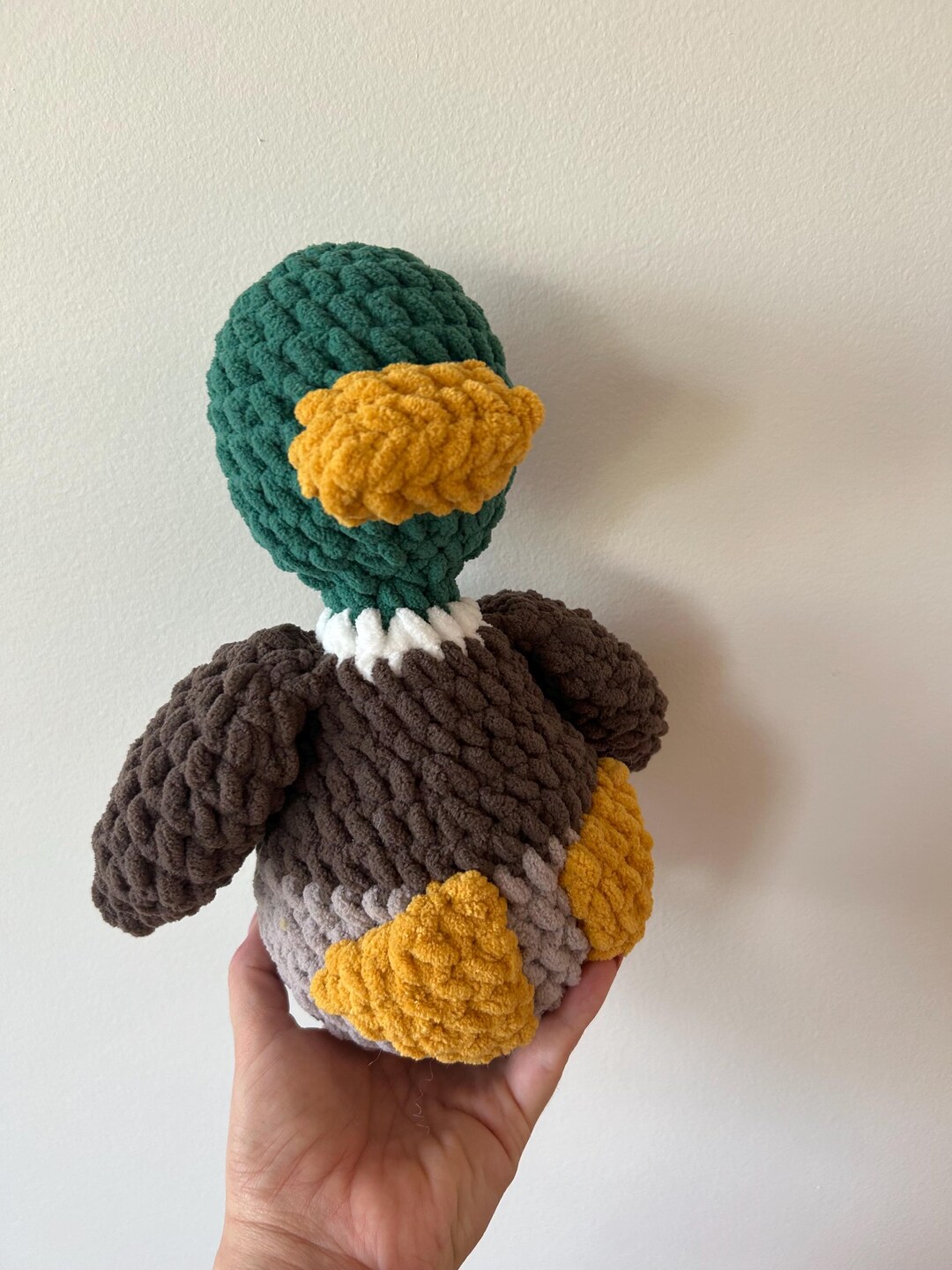 Duck Snuggler, Crochet Snuggler, Crochet Lovey, Duck Stuffed Animal ...