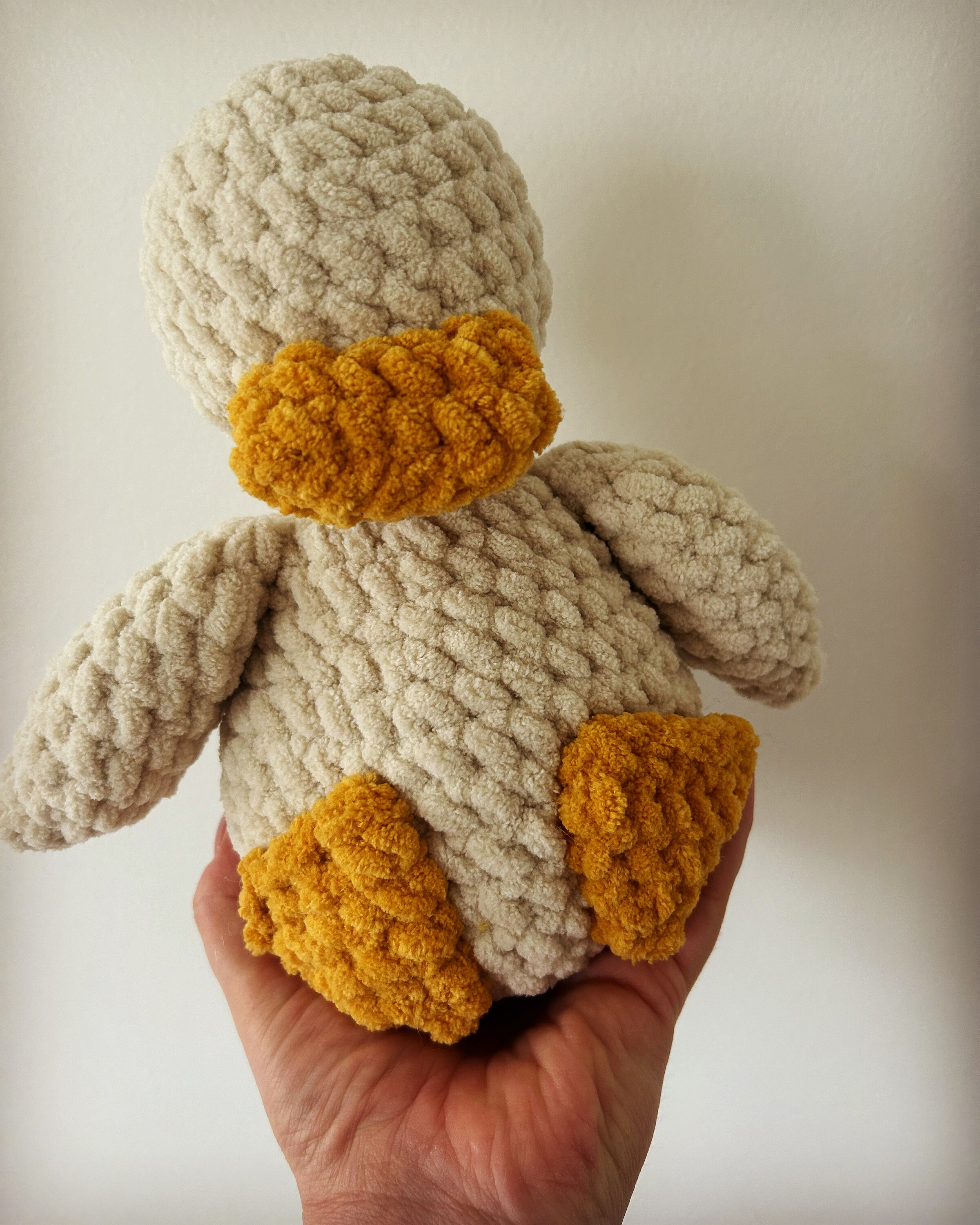 Duck Snuggler, Crochet Snuggler, Crochet Lovey, Duck Stuffed Animal ...