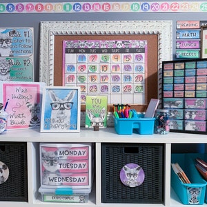Hipster Animals Classroom Decor Bundle - Etsy