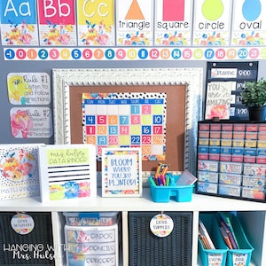 Floral Classroom Bundle - Etsy