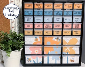 Bee Teacher Toolbox Template Bee and Eucalyptus Classroom Decor - Etsy