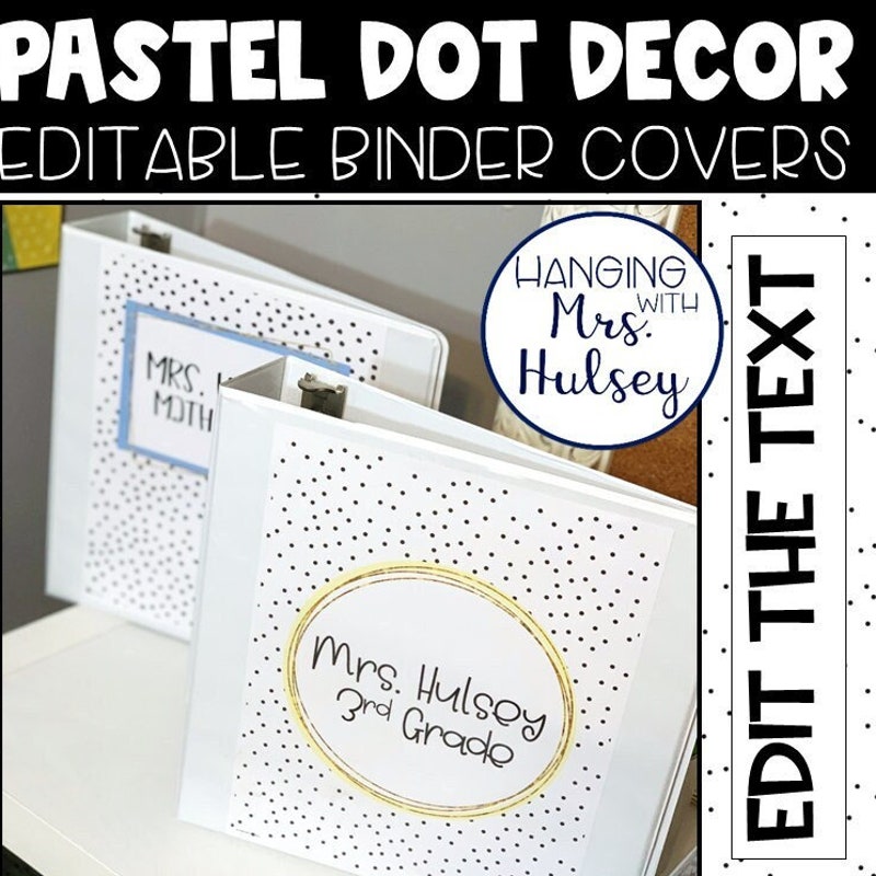 Polka Dot Labels - Etsy