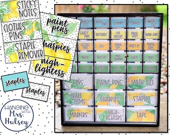 Lemon Toolbox Labels - Etsy