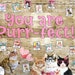 Valentine's Day Bulletin Board - Hipster Cat - Etsy