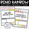 Hipster Animal Class Newsletter Templates - Zoo Classroom - Zoo Class ...
