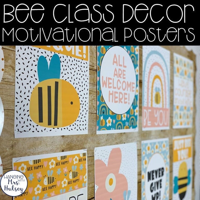 Bee Poster - Etsy