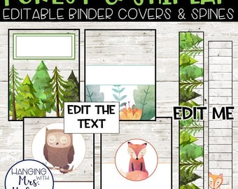 Plant Decor Binder Covers and Spine Labels Plant Decor Plant Class ...