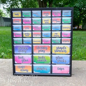 Watercolor Teacher Toolbox Labels: Editable Classroom Decor (PPT) - Etsy