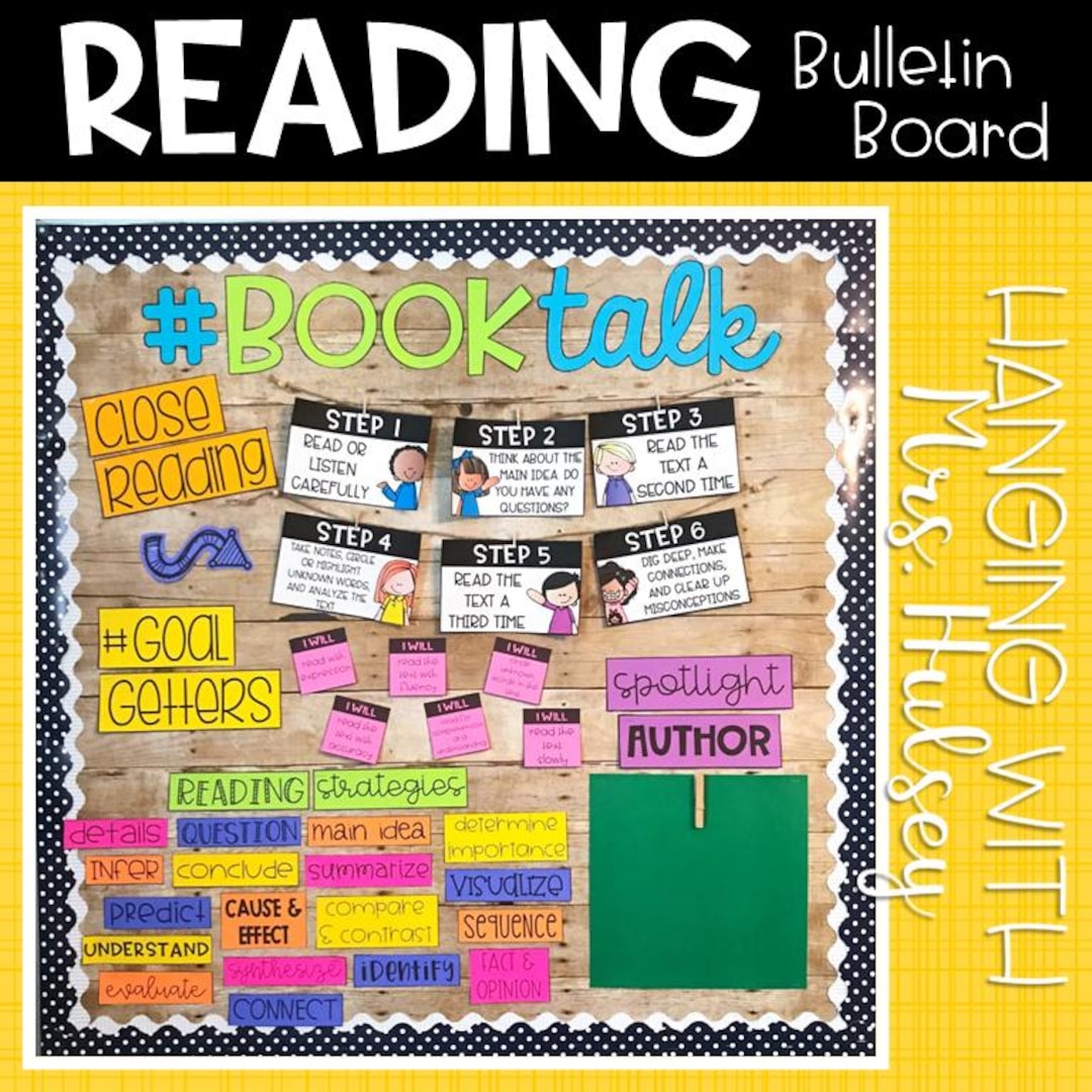 Reading Bulletin Board Bundle - Etsy