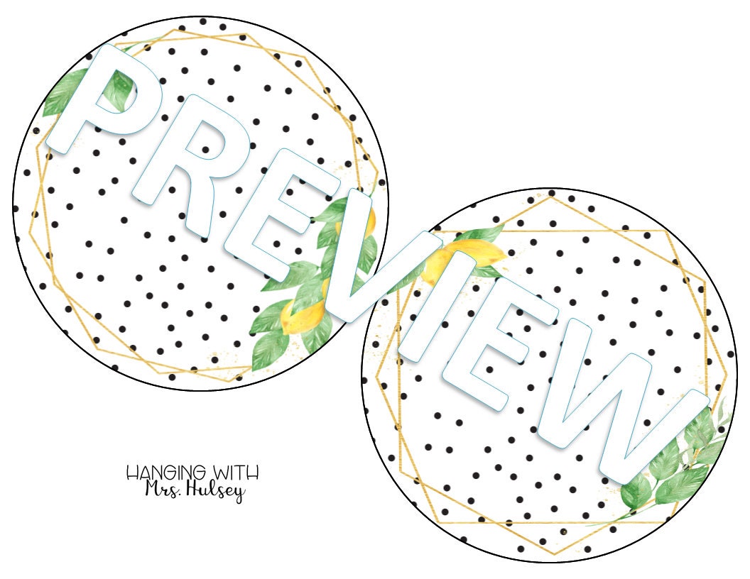 Lemon Welcome Back to School Bulletin Board - Etsy