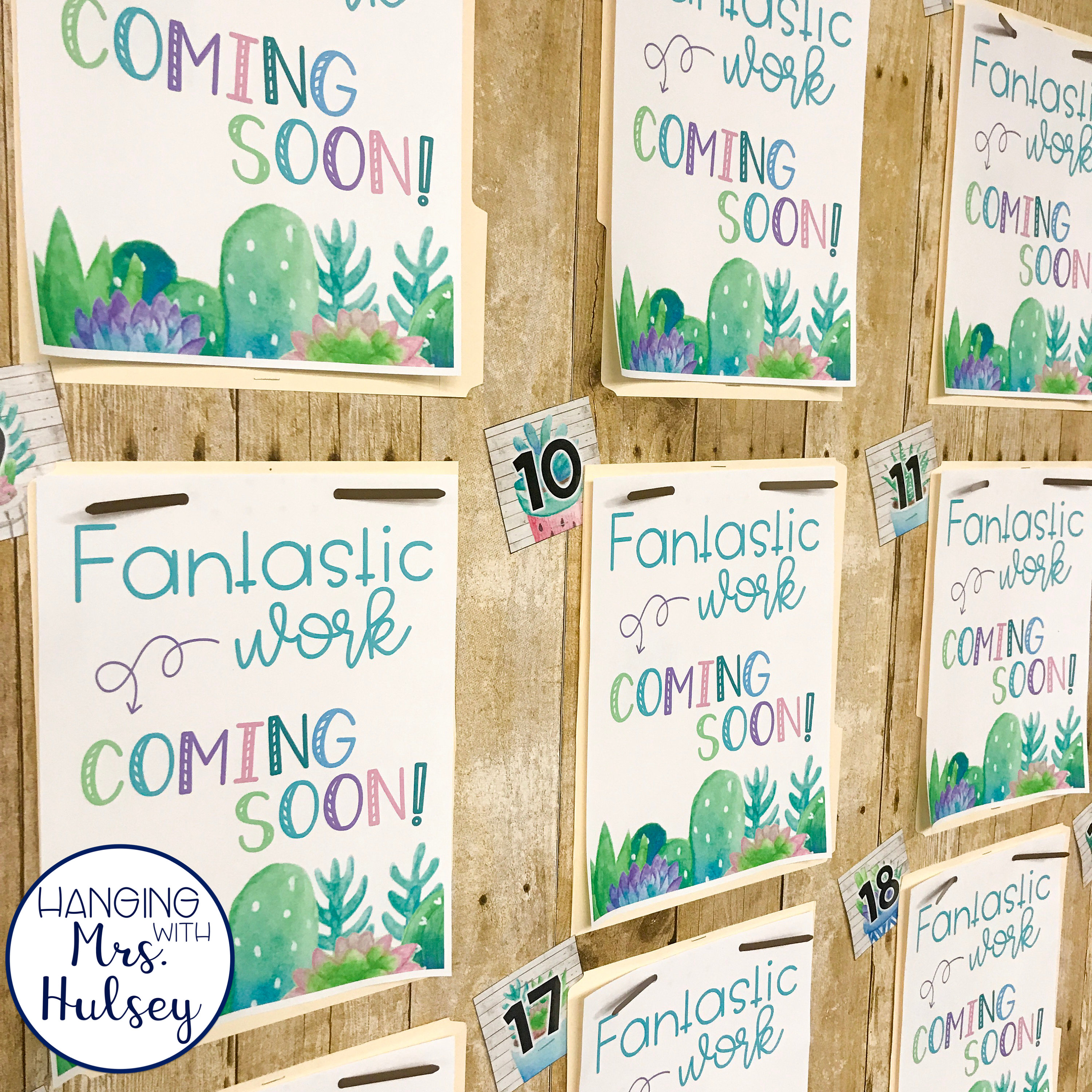 Succulent Classroom Decor Bundle - Etsy