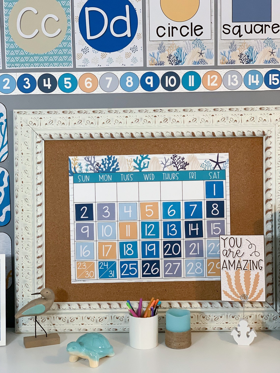 Ocean Classroom Decor Bundle - Etsy