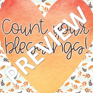 Thanksgiving Decor Bible & Christian Posters - Etsy